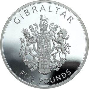 Coin: 5 Pounds (Gibraltar Castle) (Gibraltar(2022 - Gibraltar Castle)