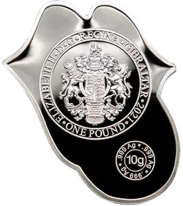 Coin: 1 Pound (The Rolling Stones) (Gibraltar(2021 - The Rolling Stones)