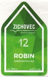 Drink Label: Robin (Pivovar Zichovec, Czech RepublicCol:CZ-BEER-053403