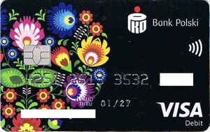 Bank Card: Visa (PKO Bank Polski, PolandCol:PL-VI-0645.02