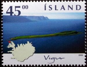 Stamp: Island Vigur (Iceland(Islands) Mi:IS 1020,Sn:IS 975,Yt:IS 947,Sg ...
