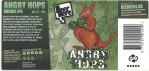 Drink Label: Angry hops (Beer here brewery, DenmarkCol:DK-BEER-000730