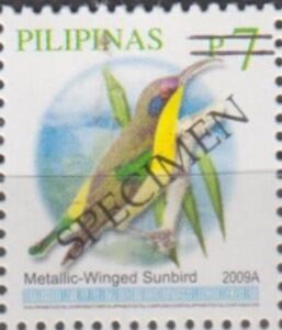Stamp: Metallic-winged Sunbird (Aethopyga pulcherrima) (Philippines ...
