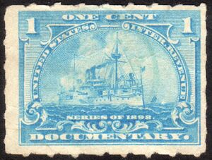 Stamp: Documentary - Battleship (United States of America: Revenue ...