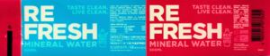 Drink Label: Refresh Mineral Water (Universal Robina Corporation ...