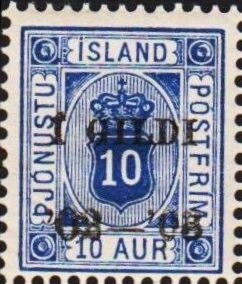 Stamp: Overprint GILDI '02-'03 (Iceland(Overprint I GILDI '02-'03 ...