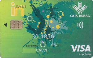 Tarjeta de Banco: Caja Rural in joven (Caja Rural, EspañaCol:ES-VE-0457