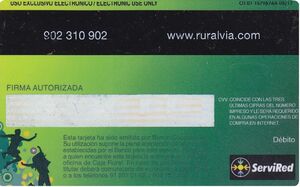 Tarjeta de Banco: Caja Rural in joven (Caja Rural, EspañaCol:ES-VE-0457