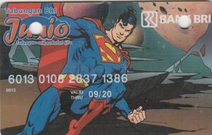 Bank Card: Tabungan BRI Junio Superman (BRI (Indonesia), IndonesiaCol ...