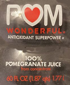 Drink Label: POM Wonderful Pomegranate (POM Wonderful LLC, United ...