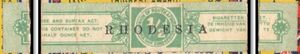 Stamp: Banderole with numeral (Rhodesia: Revenue Stamps(Cigarette Tax ...