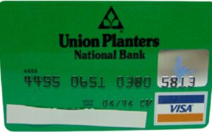 Bank Card: Union Planters National Bank (Union Planters National Bank ...