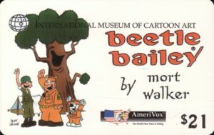 Phonecard: Beetle Bailey - logo (AmeriVox (AVX-CCK), United States of ...