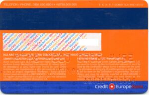 Bank Card: Card Avantaj PayPass (Credit Europe Bank, RomaniaCol:RO-MC-0302
