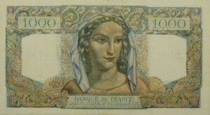 Banknote: 1,000 Francs (France(1945-1957 Issue) Wor:P-130a.1