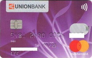 Bank Card: Union Bank (Union Bank, AlbaniaCol:AL-MC-0005