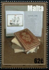 Stamp: First publication of an epic poem in Maltese - Il-Ġifen Tork ...