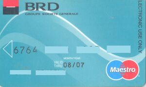 Bank Card: Brd Groupe Societe Generale (Brd Groupe Societe Generale ...
