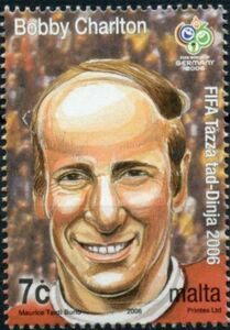 Stamp: Bobby Charlton (1937-2023) (Malta(FIFA World Cup 2006 - Germany ...