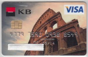 Bank Card: KB (Colosseo) (Komerční Banka (KB), Czech RepublicCol:CZ-VI ...