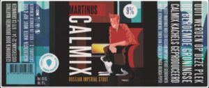 Drink Label: Martinus Calmix RIS (Brouwerij Martinus, NetherlandsCol:NL ...