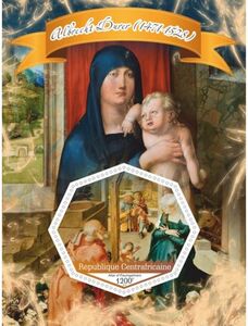 الطابع: Art Albrecht Durer (جمهورية أفريقيا الوسطى: طوابع غير قانونية ...