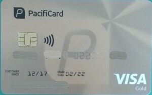 Tarjeta de Banco: Pacificard (Banco del Pacifico, EcuadorCol:EC-VI-0019