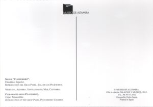 Postcard: Santillana del Mar. Cuevas de Altamira, Signos claviformes en ...