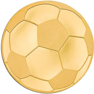 Coin: 1 Dollar (Football) (Palau(Golden Highlights) Col:PW-000984 🪙