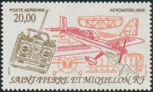 Stamp: Radio Remote Control, Aircraft Model (Saint Pierre and Miquelon ...
