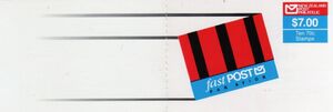 Stamp: Fast Post Service Booklet (New Zealand(Native Birds Definitives ...