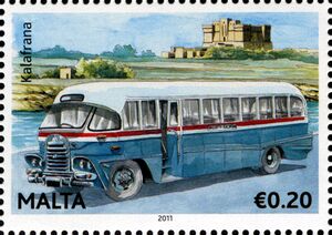 Stamp: Federal Bus, Kalafrana (Malta(Malta Buses - The End of an Era ...
