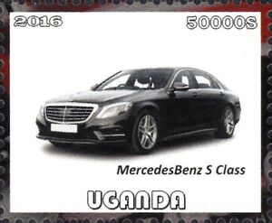 Stamp: Mercedes-Benz S Class (Uganda: Illegal Stamps(Cars) Col:UG 2016 ...