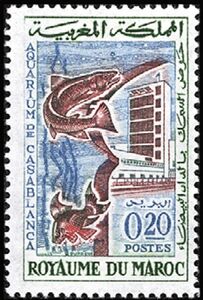 Stamp: Brown Trout (Salmo trutta) (Morocco(Official Opening of the ...