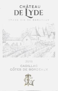 Drink Label: Imported Château de Lyde (SAS Gonfrier Frères, FranceCol ...