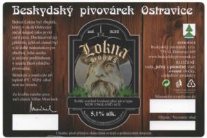 Drink Label: Lokna Bohuš (Beskydský pivovárek Ostravice, Czech ...