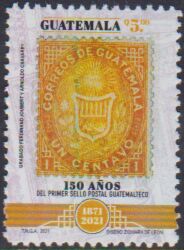 Stamp: Stamp of 1871 (Guatemala(First Postage Stamps Sesquicentenary ...