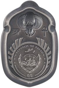 Coin: 5 Dollars (Scarab - Tutankhamun) (Palau(Scarab)