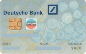 Bank Card: Deutsche Bank GeldKarte (Deutsche Bank, Germany, Federal ...