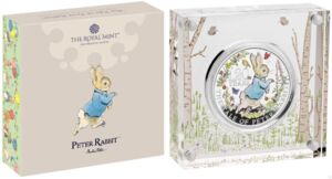Coin: 2 Pounds (120 years old Peter Rabbit - Colored) (United Kingdom ...