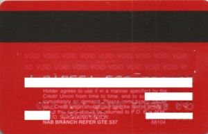 Bank Card: Credit Union Redicard (Credit Unión, AustraliaCol:AU-GM-0014