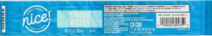 Drink Label: Nice! Spring Water (Walgreen Co., United States of ...