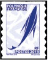 Stamp: Stylized Marara (French Polynesia(Postal Emblem (2019)) Yt:PF ...