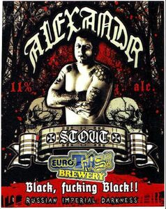 Drink Label: Alexander Stout (Eurotrash Brewery, NetherlandsCol:NL-BEER ...