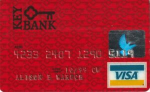 Bank Card: Key Bank (Key Bank, United States of AmericaCol:US-VI-0954