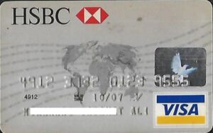Tarjeta de Banco: HSBC World Map (HSBC UAE, Emiratos Árabes UnidosCol ...