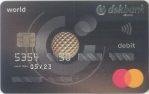Bank Card: Dsk Bank Mastercard World Debit - 06/19 (DSK Bank ...