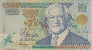 Banknote: 2,000 Dollars (Fiji(2000 "Millennium" Commemorative Issue ...