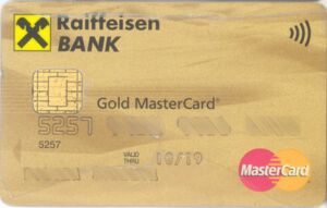 Bank Card: RaiffeisenBank MasterCard Gold - 06/14/000 (Raiffeisen Bank ...