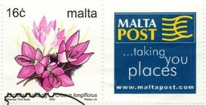 Stamp: MaltaPost ... taking you places (Personalized & Private Mail ...
